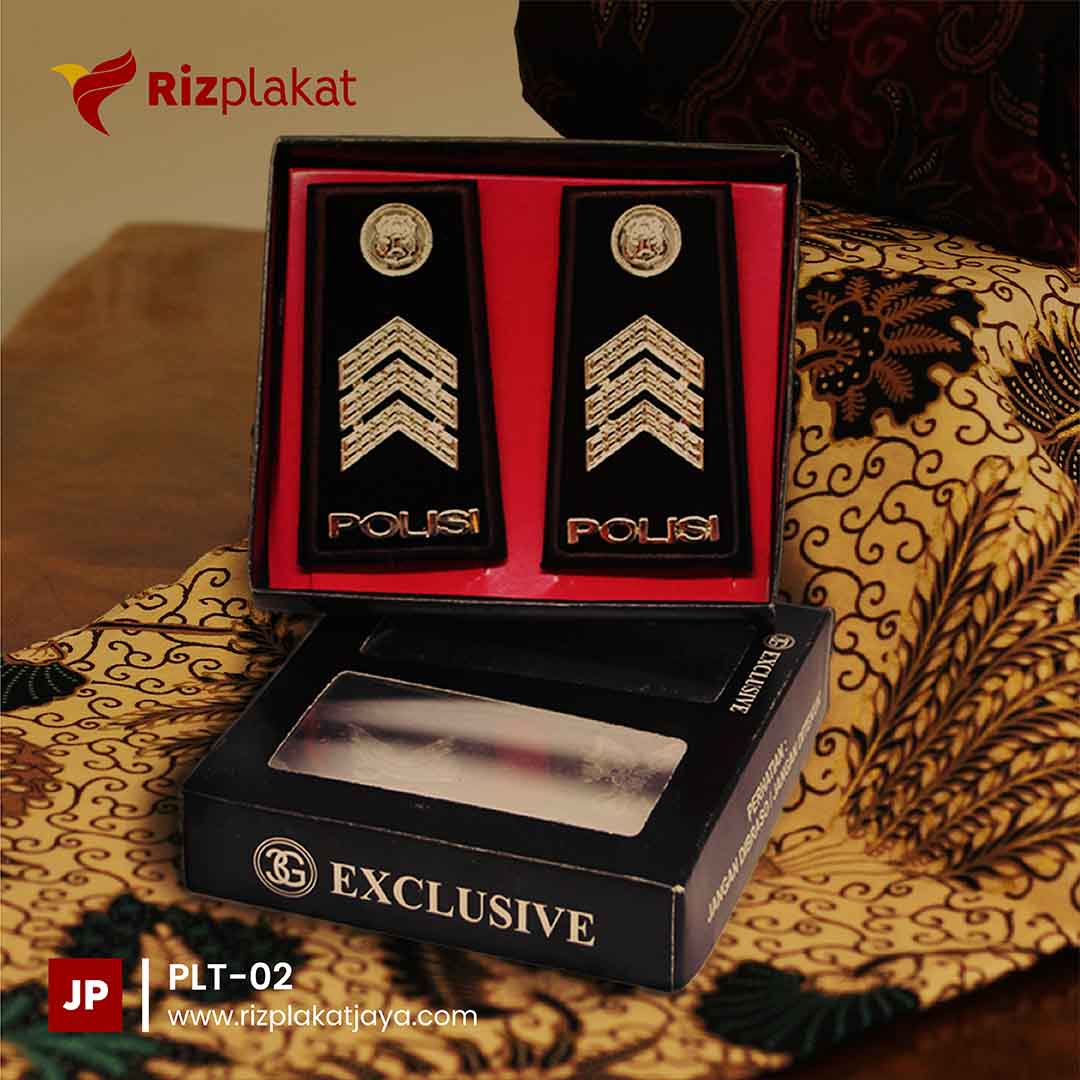 Pin Lencana Eksklusif Brigadir Polisi