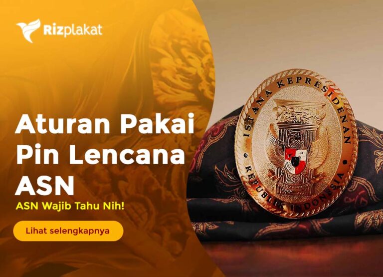 Aturan Penggunaan Pin ASN di Acara Resmi